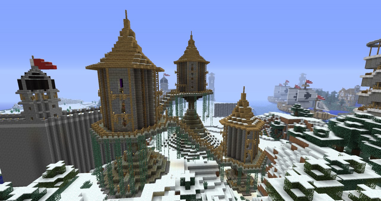 Wizard Towers Minecraft Map
