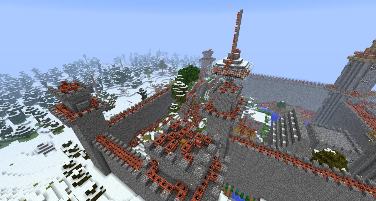 TNT Vs Giant Castle who will win ?? (Stupid question :D) Minecraft Map