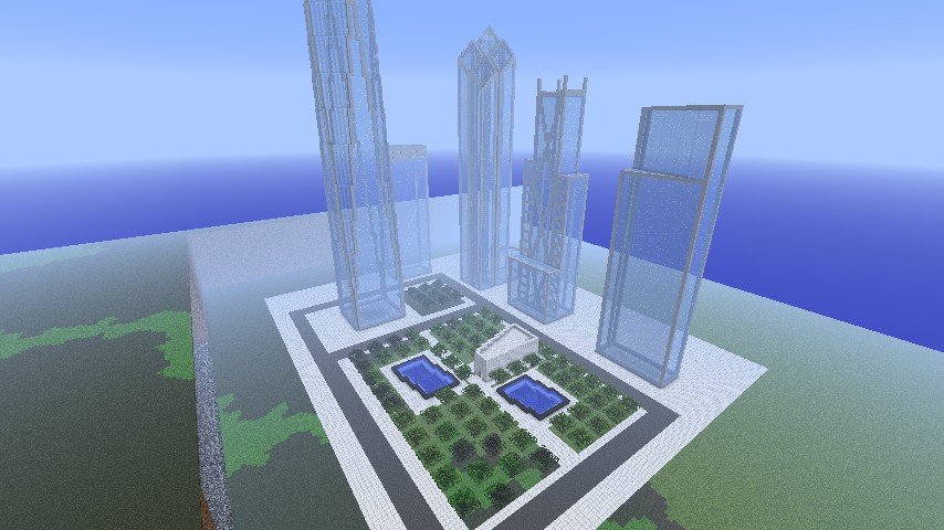 New WTC and 9/11 Memorial Minecraft Map