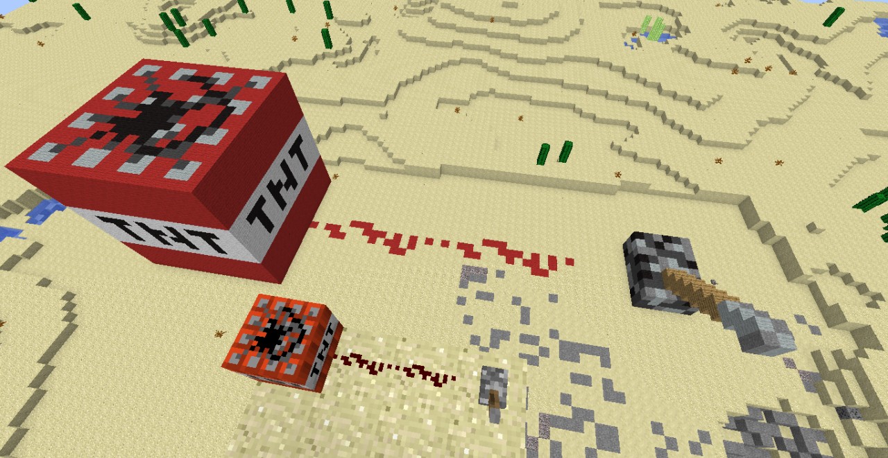 TNT Redstone Lever Minecraft Map