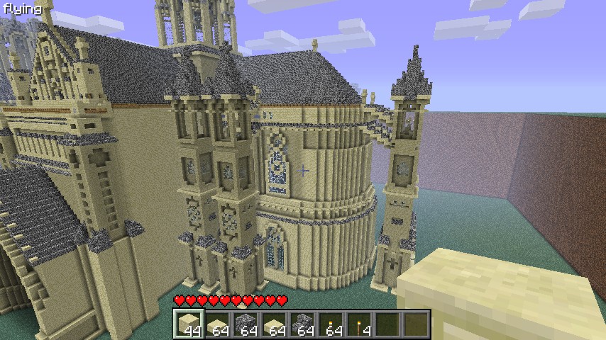 Mega cathedral / church sandstone Minecraft Map