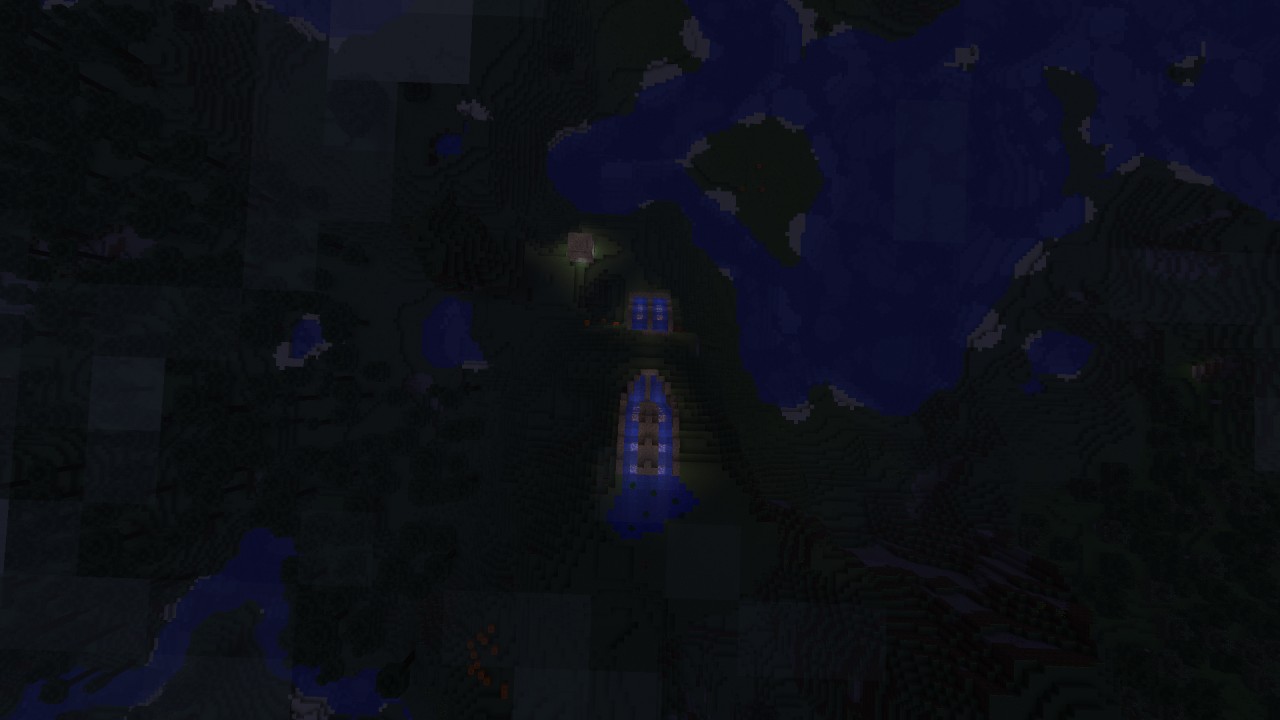 Nice World with Waterfall Minecraft Map