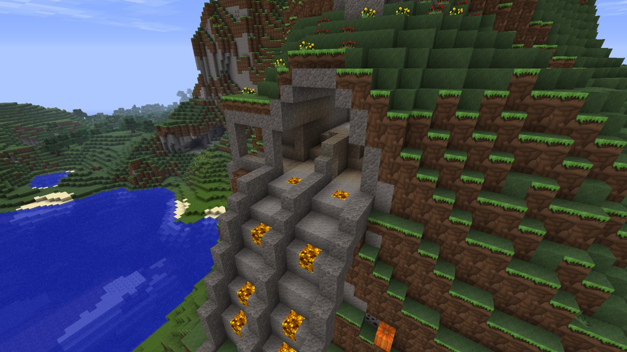 Nice World with Waterfall Minecraft Map