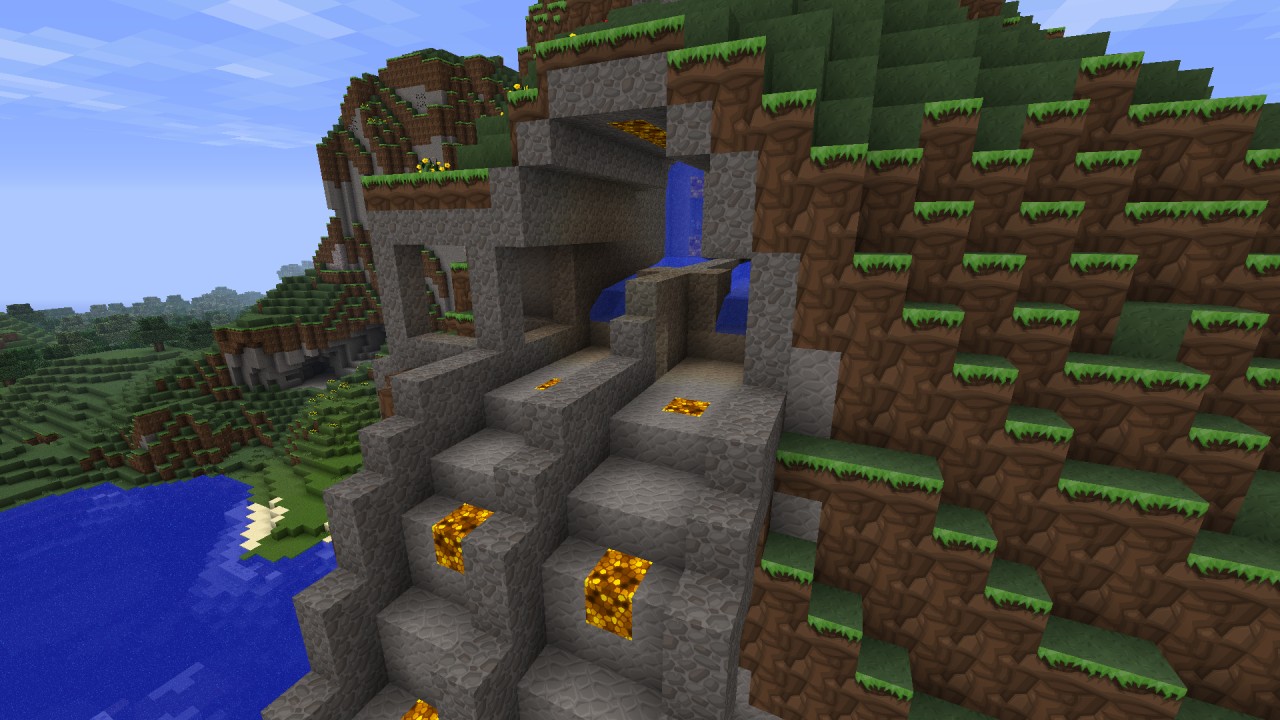 Nice World with Waterfall Minecraft Map