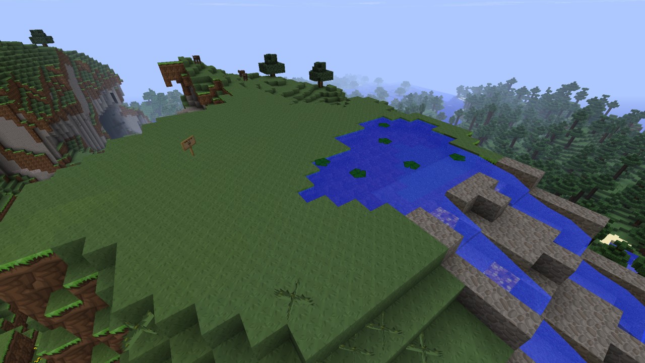 Nice World with Waterfall Minecraft Map