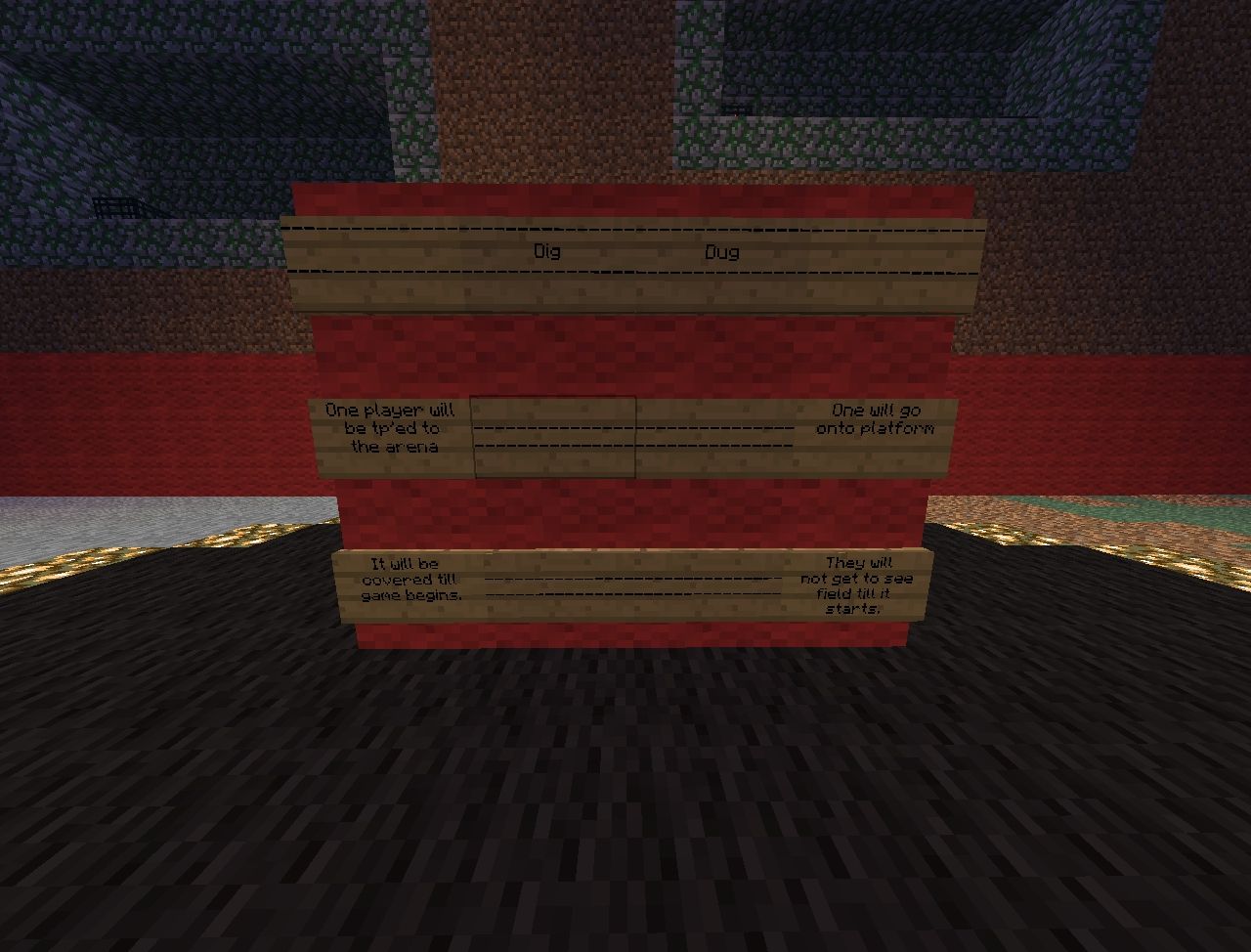 Dig Dug (With a Twist) Minecraft Map