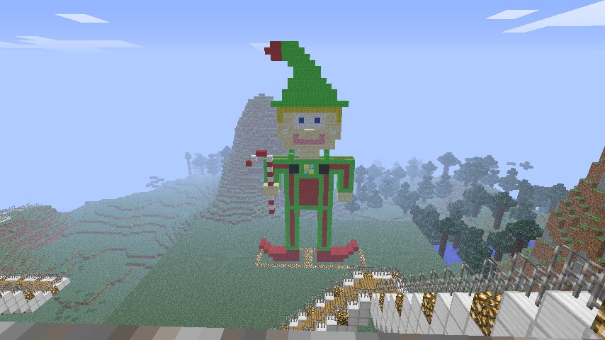 Pixel Art Elf Minecraft Map