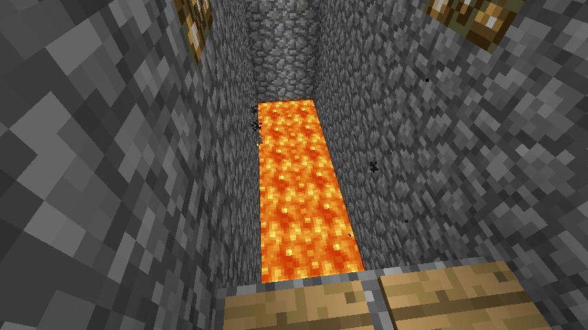 Lava Piston Trap Minecraft Map