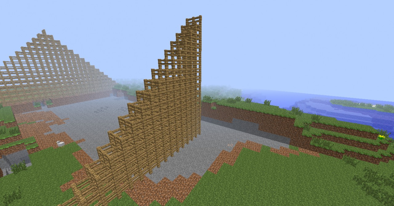 minecart ramp half Minecraft Map