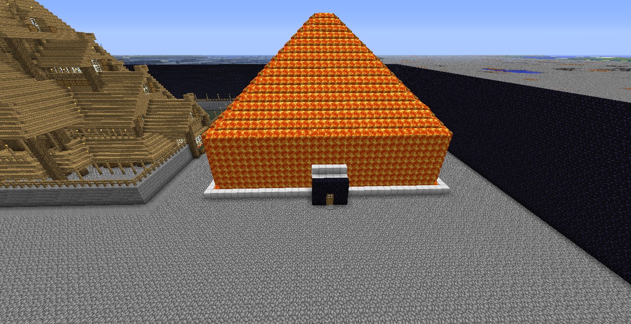 LAVA WALL combat arena Minecraft Map