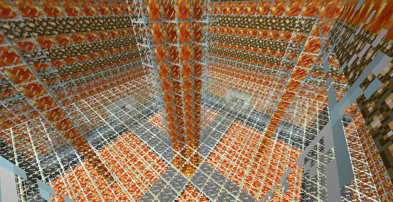 LAVA WALL combat arena Minecraft Map