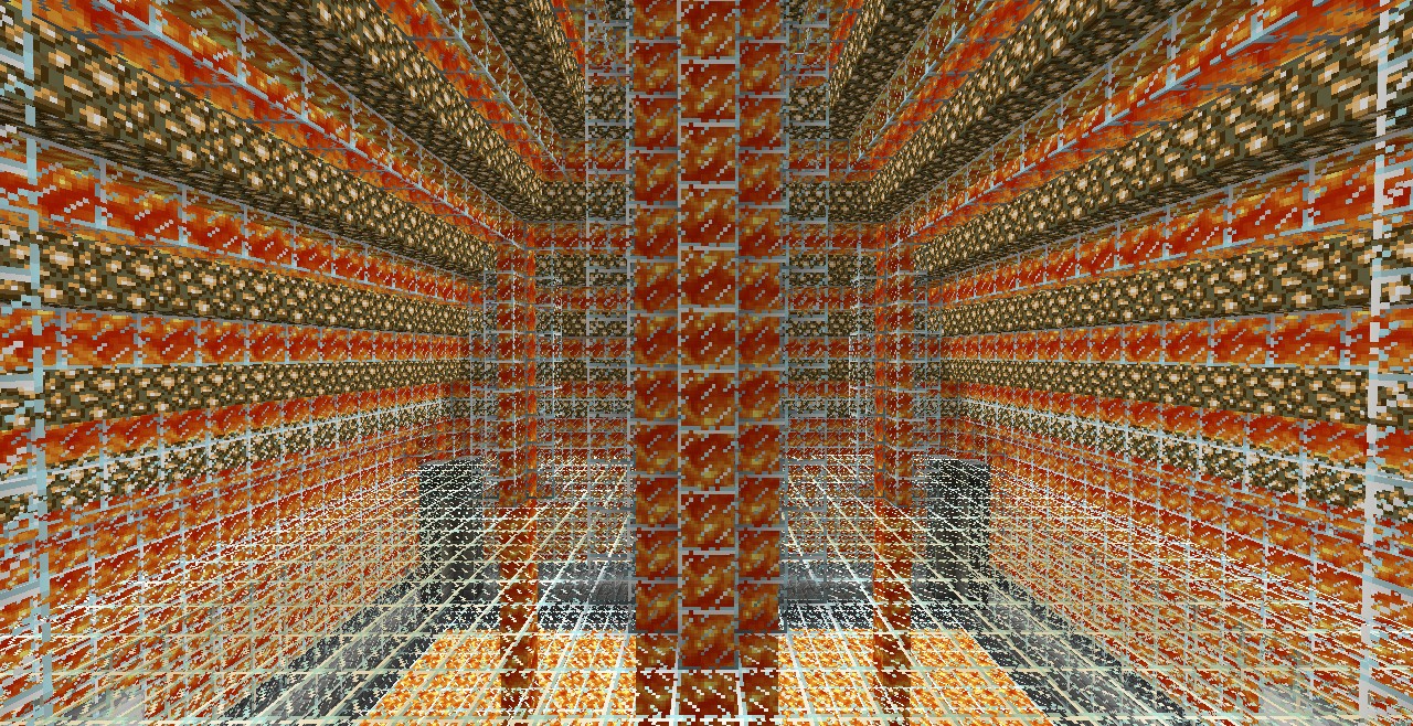 LAVA WALL combat arena Minecraft Map