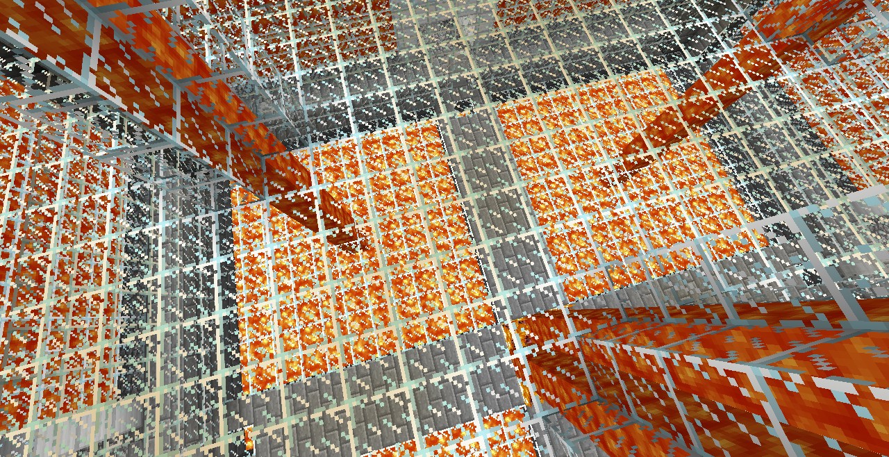 LAVA WALL combat arena Minecraft Map