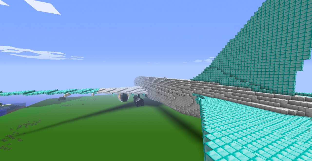 Large Plane Minecraft Map