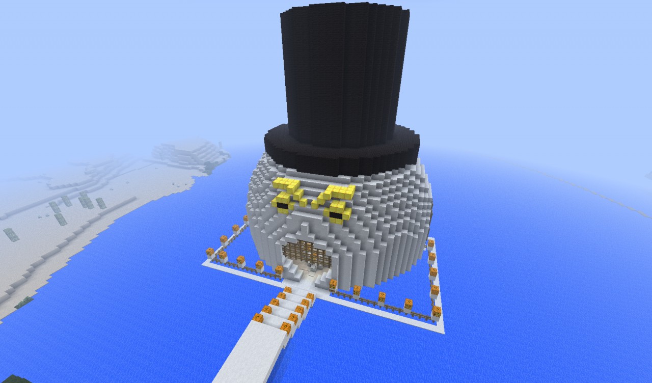 Snowman Fight Minecraft Map