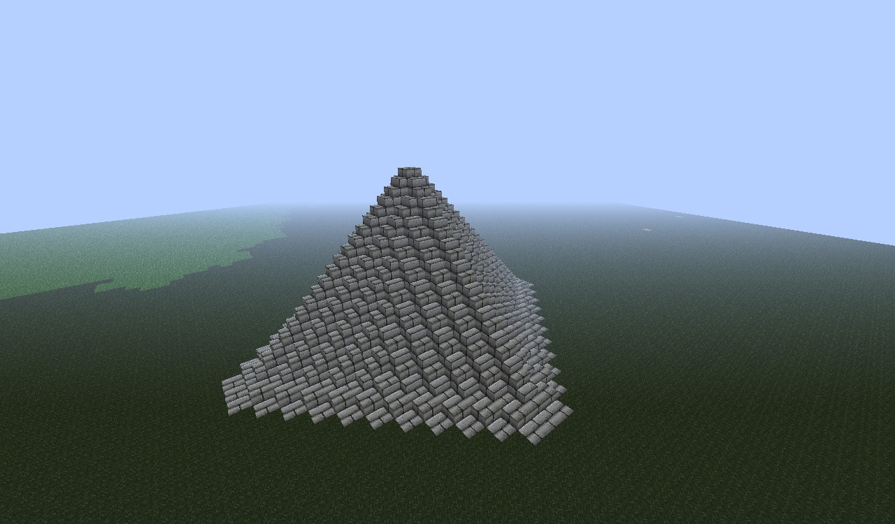 Weird Shaped Pyramid Minecraft Map