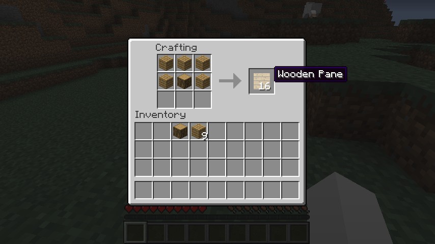Pane Mod for 1.0.0 (Mod Version 1.0) (no Modloader) Minecraft Mod