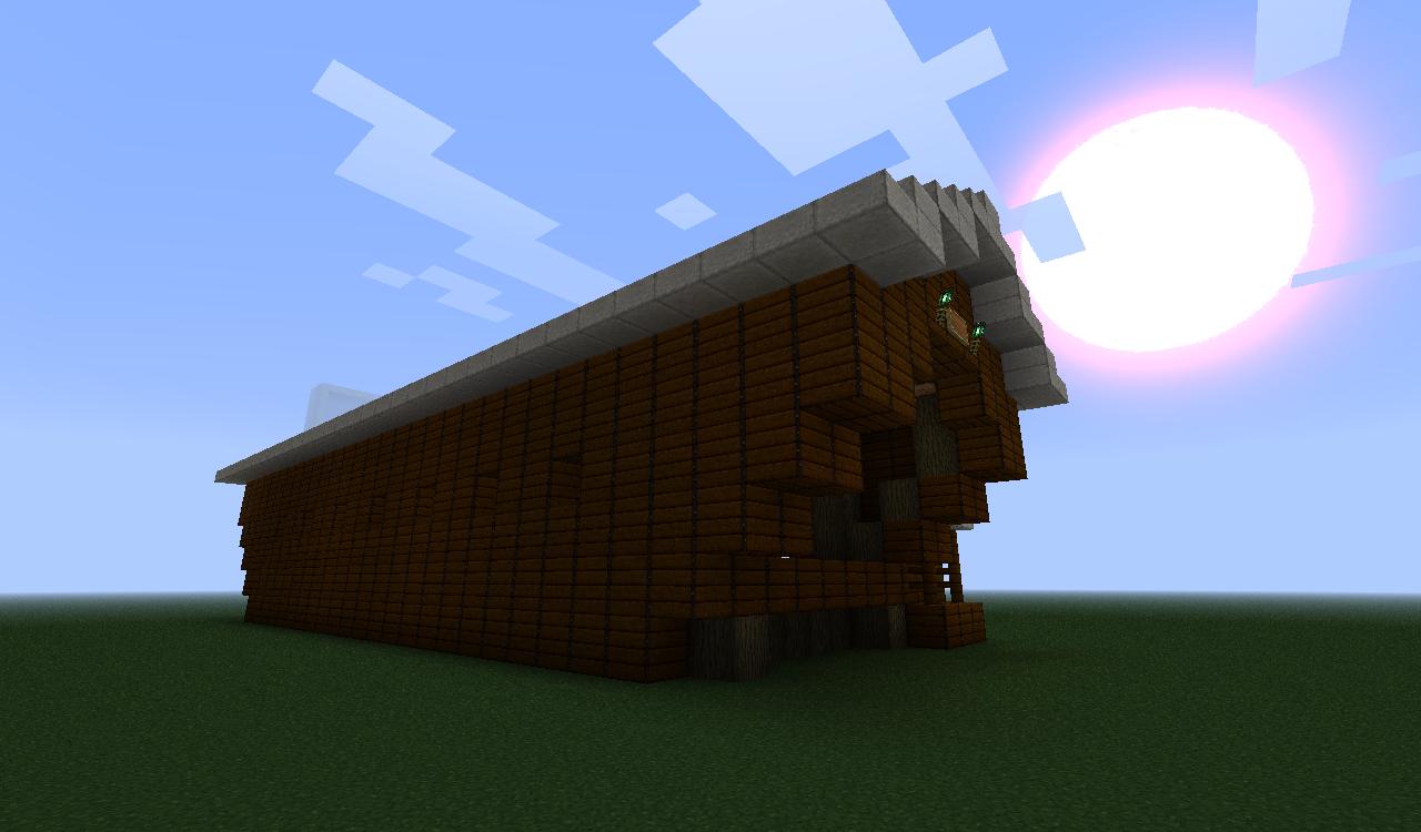 Covered Bridge w/Padestrian Walkway. Minecraft Map