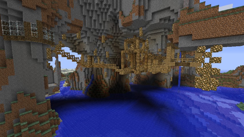 Hanging City Minecraft Map