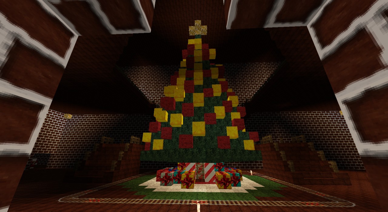 Gingerbread Christmas castle (Smithsonian) Minecraft Map