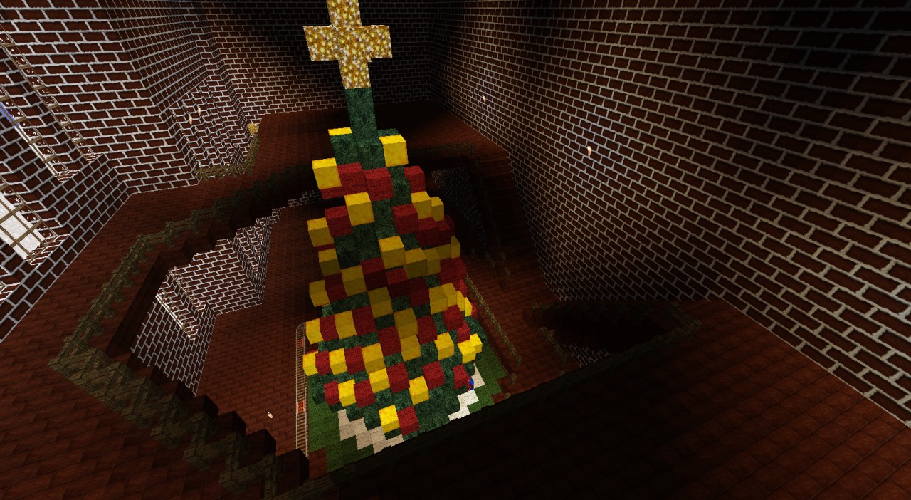 Gingerbread Christmas castle (Smithsonian) Minecraft Map