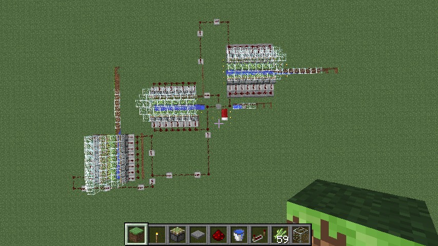 One step sugar cane farm Minecraft Map