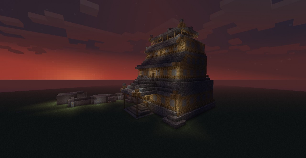 The Diamond Way + Temple Minecraft Map