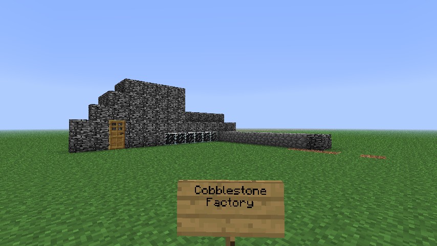 Minecraft Cobblestone Factory Minecraft Map