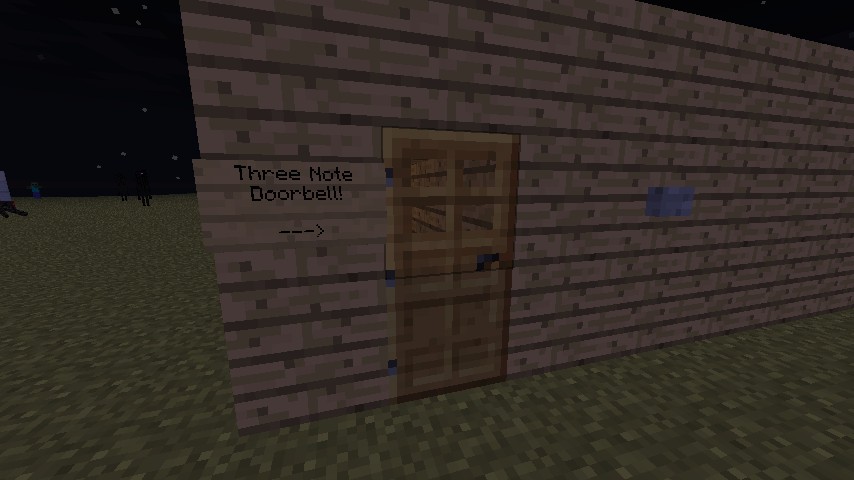 3-Note Customizable Doorbell Minecraft Map