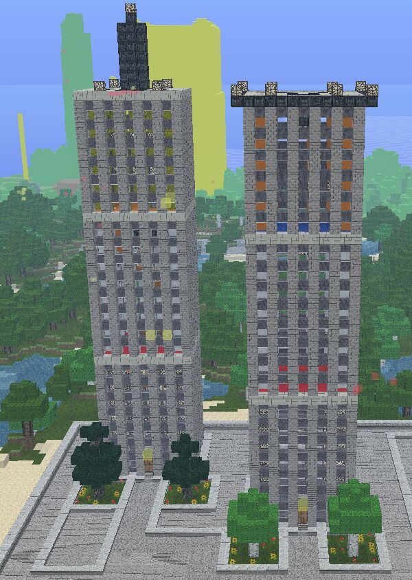 TWIN TOWERS USA Minecraft Map