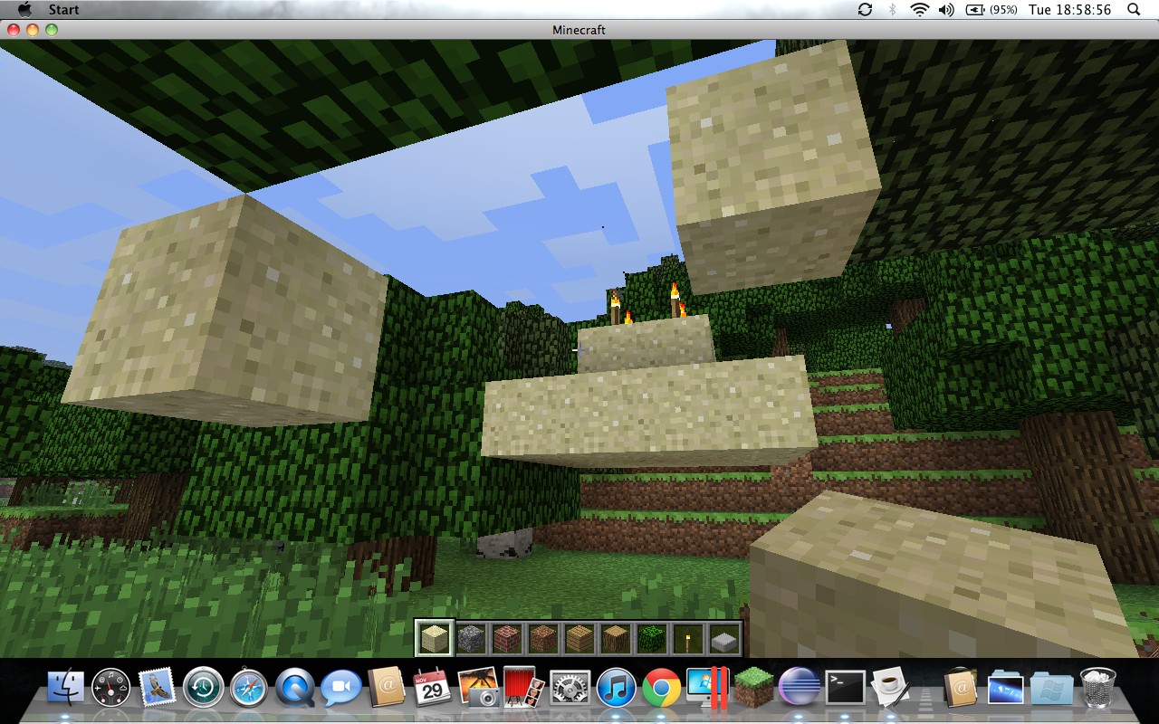 NoGrav Sand Minecraft Mod