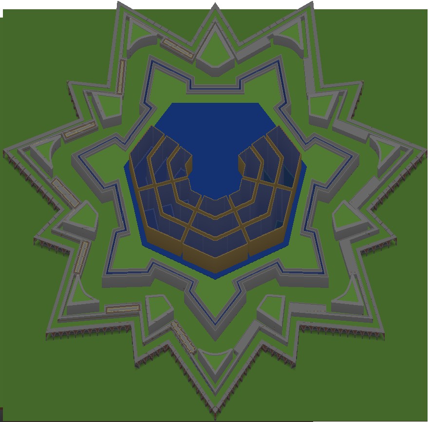 Star Fort Concept AKA city of Coevorden Minecraft Map