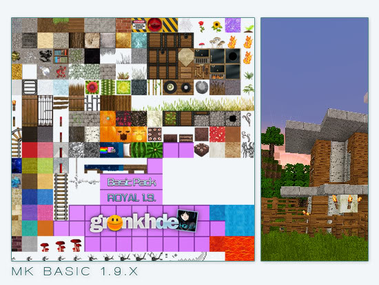 64px [mc1.0] MeineKraft BASIC 1.6 Minecraft Texture Pack