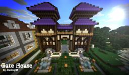 Gatehouse Minecraft Maps with Downloadable Schematic