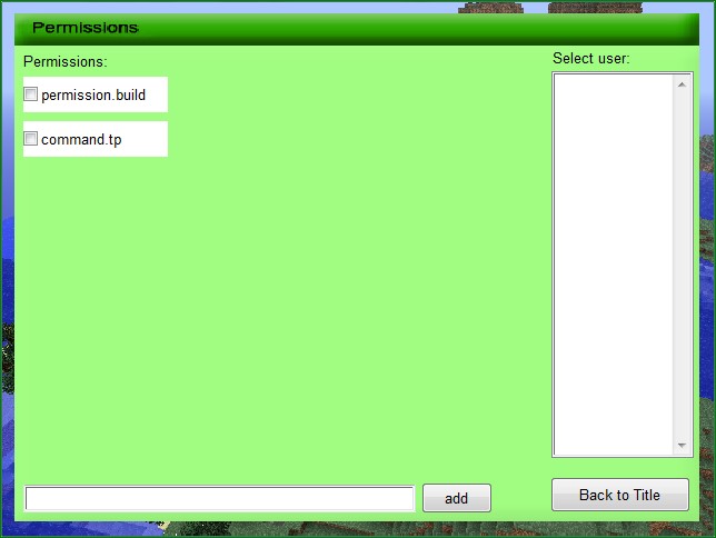 Minecraft Server Interface Concept 1.2.1 ! Minecraft Map