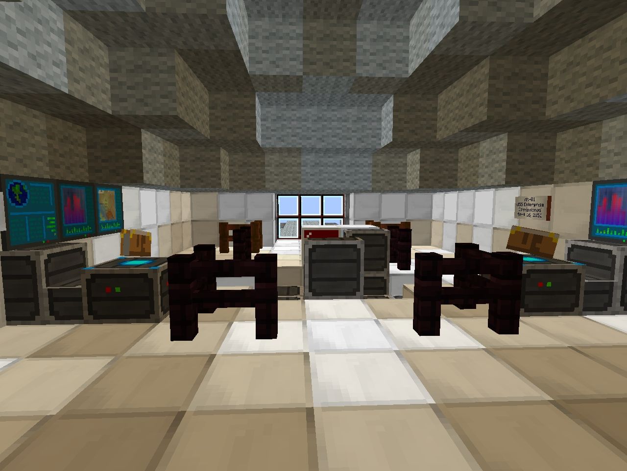 USS Enterprise NX-01 Explorable (1:1 Scale) Minecraft Map