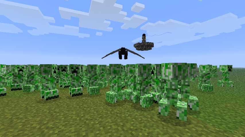 Minecraft Creeper Dragon Mod