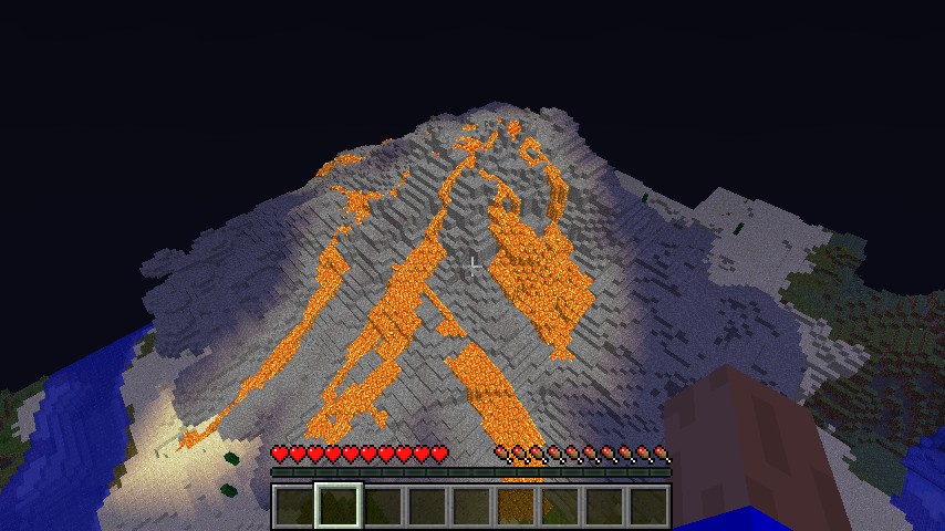 Volcano Minecraft Map