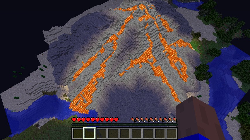 Volcano Minecraft Map