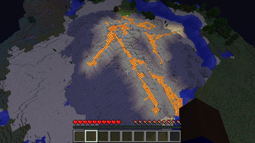 Volcano Minecraft Map