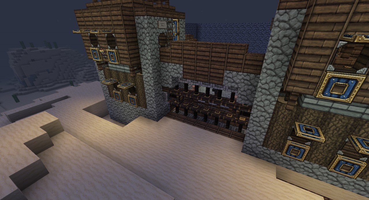 Gatehouse With Small village Minecraft Map