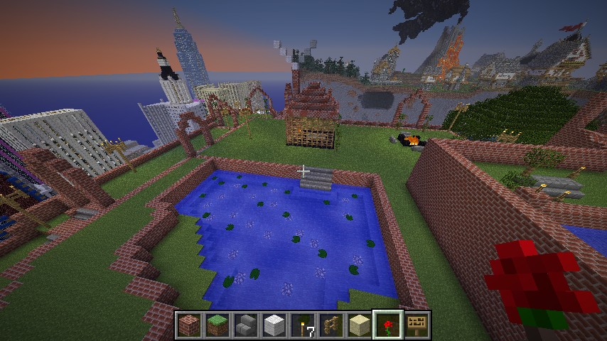 Cliffside City Park Minecraft Map