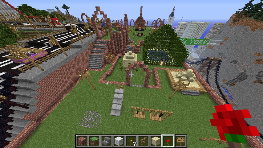 Cliffside City Park Minecraft Map