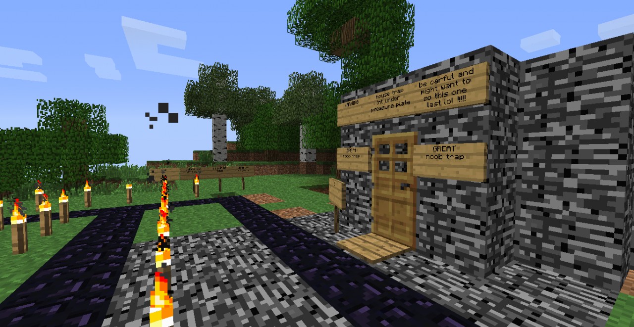 N00B Traps (good for trolling) Minecraft Map