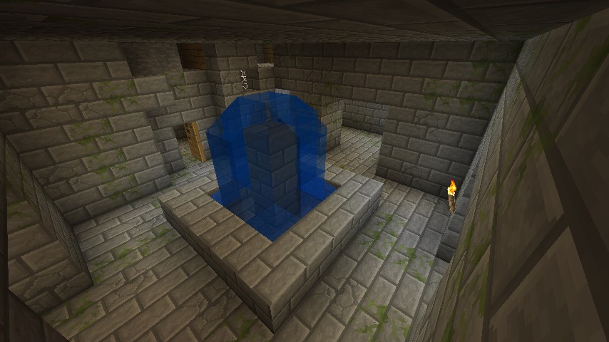 Stronghold near spawn/ with a server spawn Minecraft Map