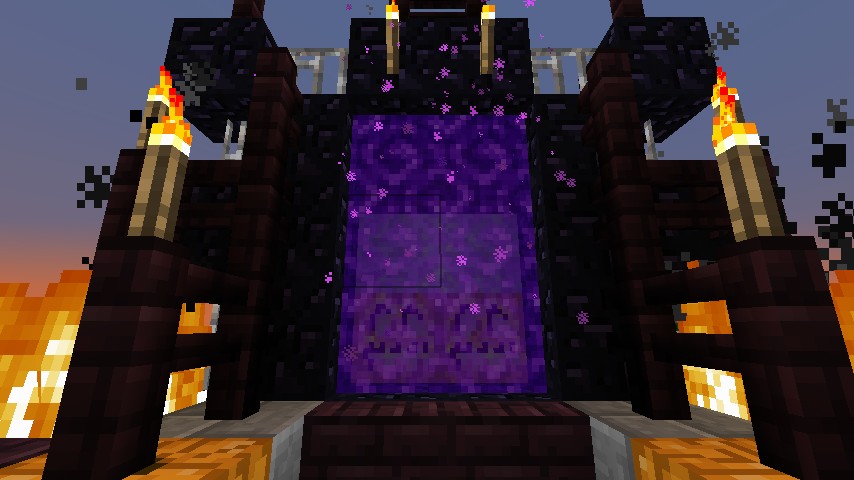 Nether Portal Decorative Minecraft Map