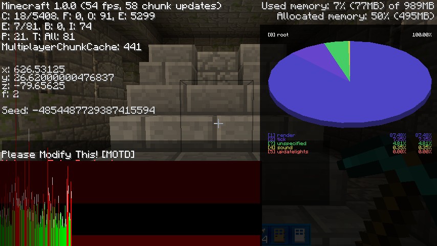 Stronghold near spawn/ with a server spawn Minecraft Map