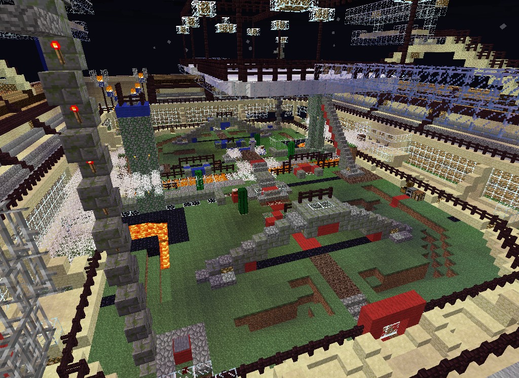Solaria Spleef PvP Arena Minecraft Map