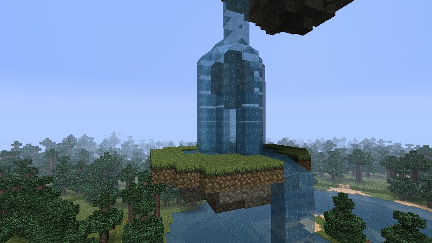 Floating Islands with Waterfalls Minecraft Map