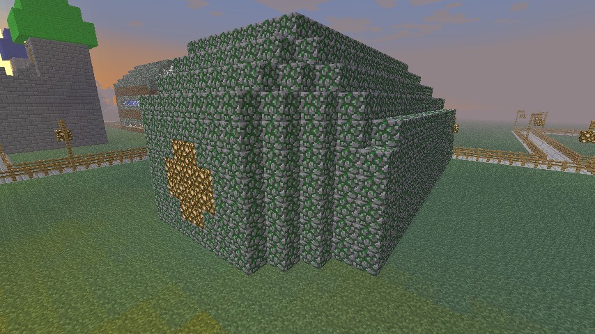 The green temple Minecraft Map